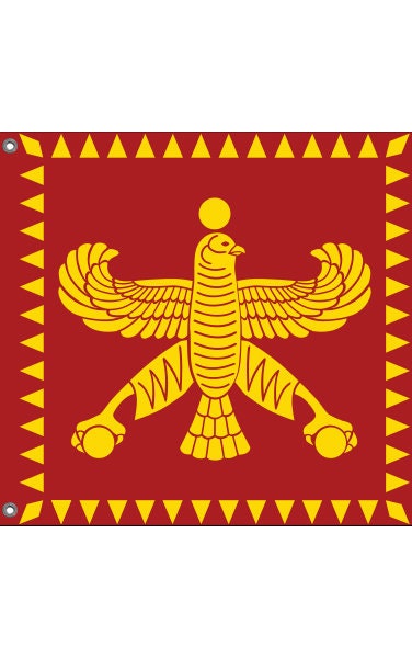 Square Flag of Achaemenid Empire Unique Design Print High - Etsy
