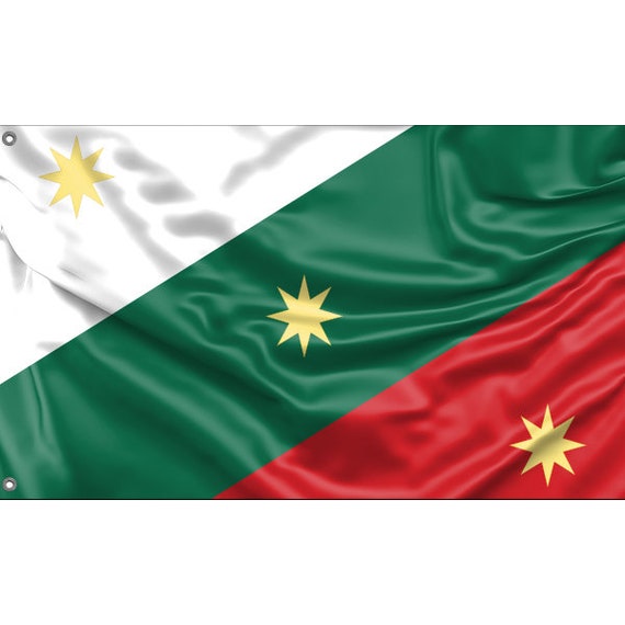 Flag of First Mexican Empire / Unique Print 3x5 Ft / 90x150 - Etsy