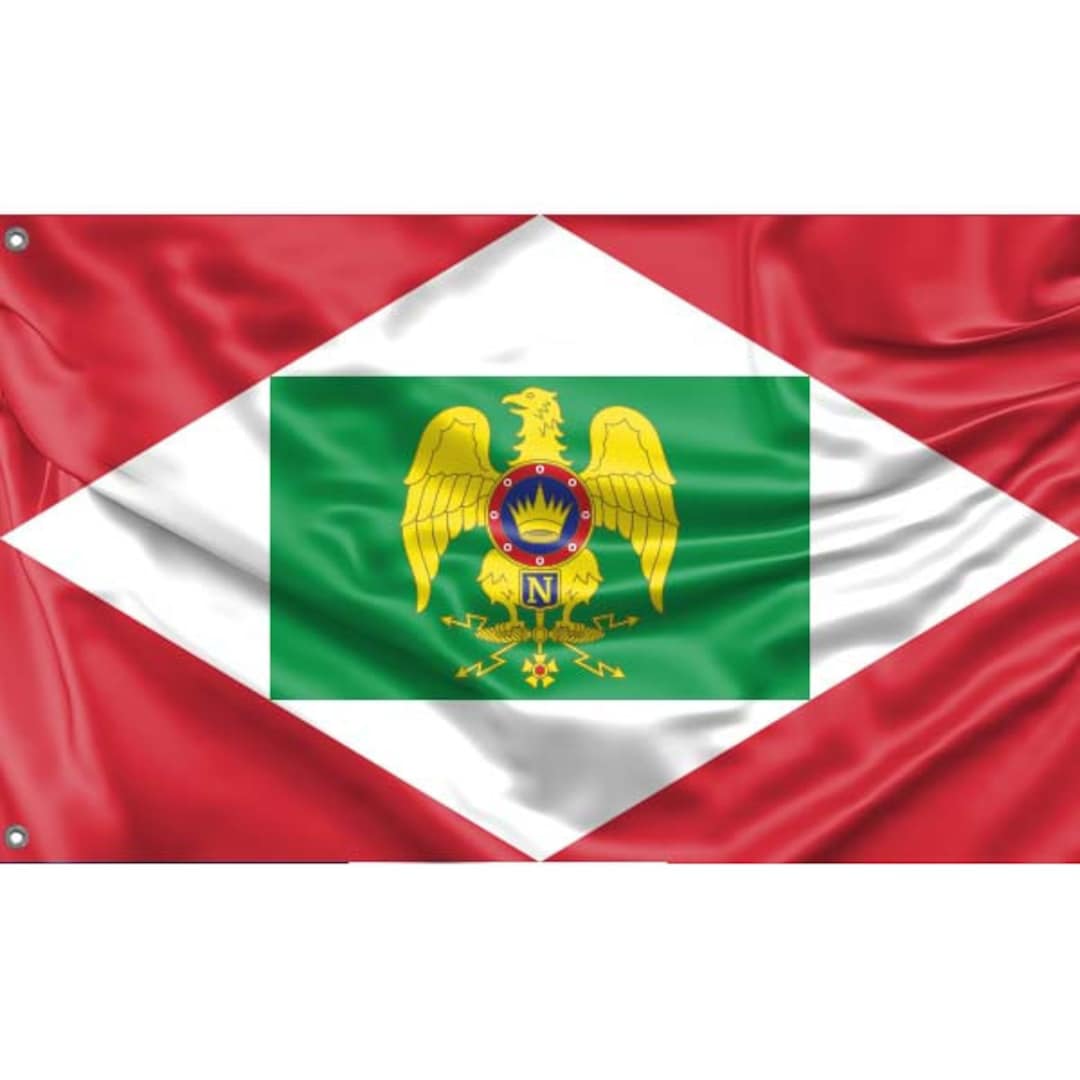 Napoleonic Kingdom of Italy Flag Unique Design Print Hiqh Quality ...