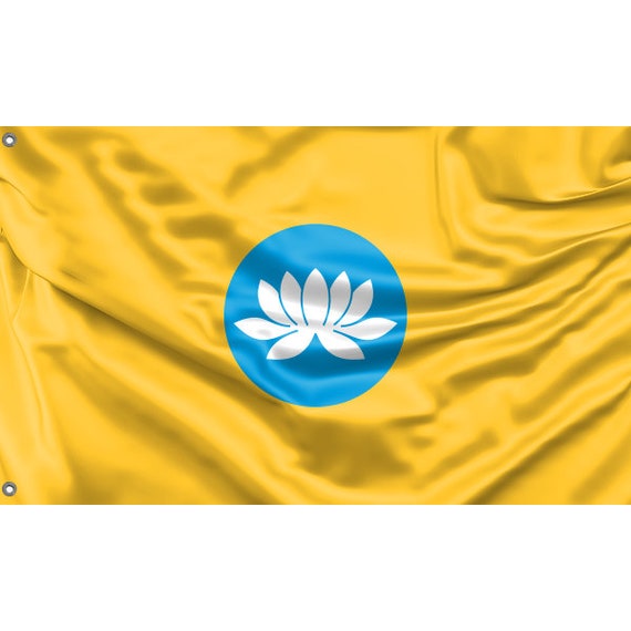 Flag of Kalmykia Unique Print 3x5 Ft / 90x150 Cm Size EU - Etsy
