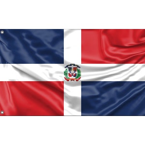 Flag of the Dominican Republic | Unique Design Print | High Quality ...