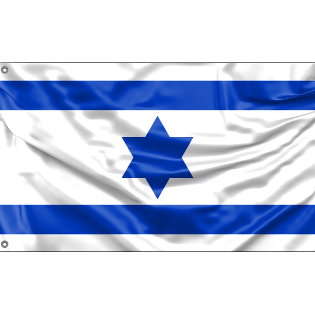 Flag of Israel 1948, Unique Print, 3x5 Ft / 90x150 Cm Size, EU Made - Etsy