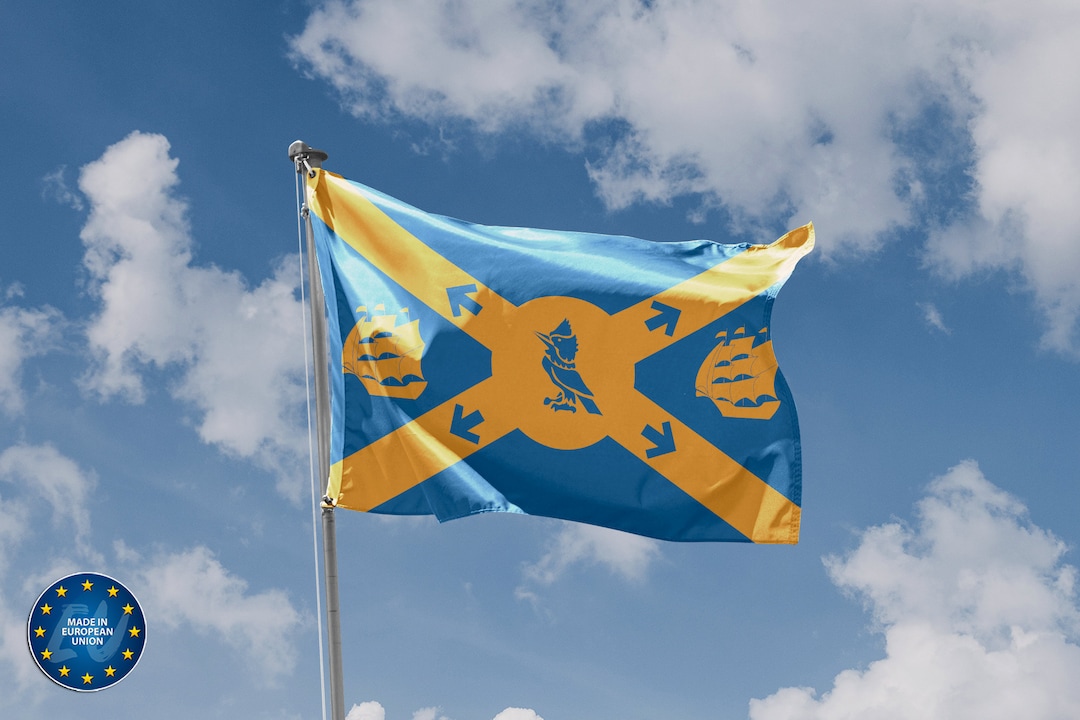 Flag of Halifax, Canada | Unique Design Print | High Quality Materials ...