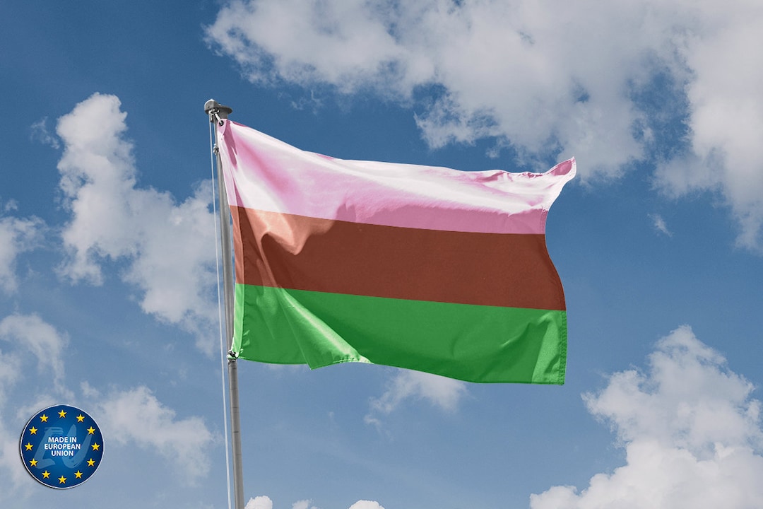 Gynesexual Pride Flag | Unique Design Print | High Quality Materials ...