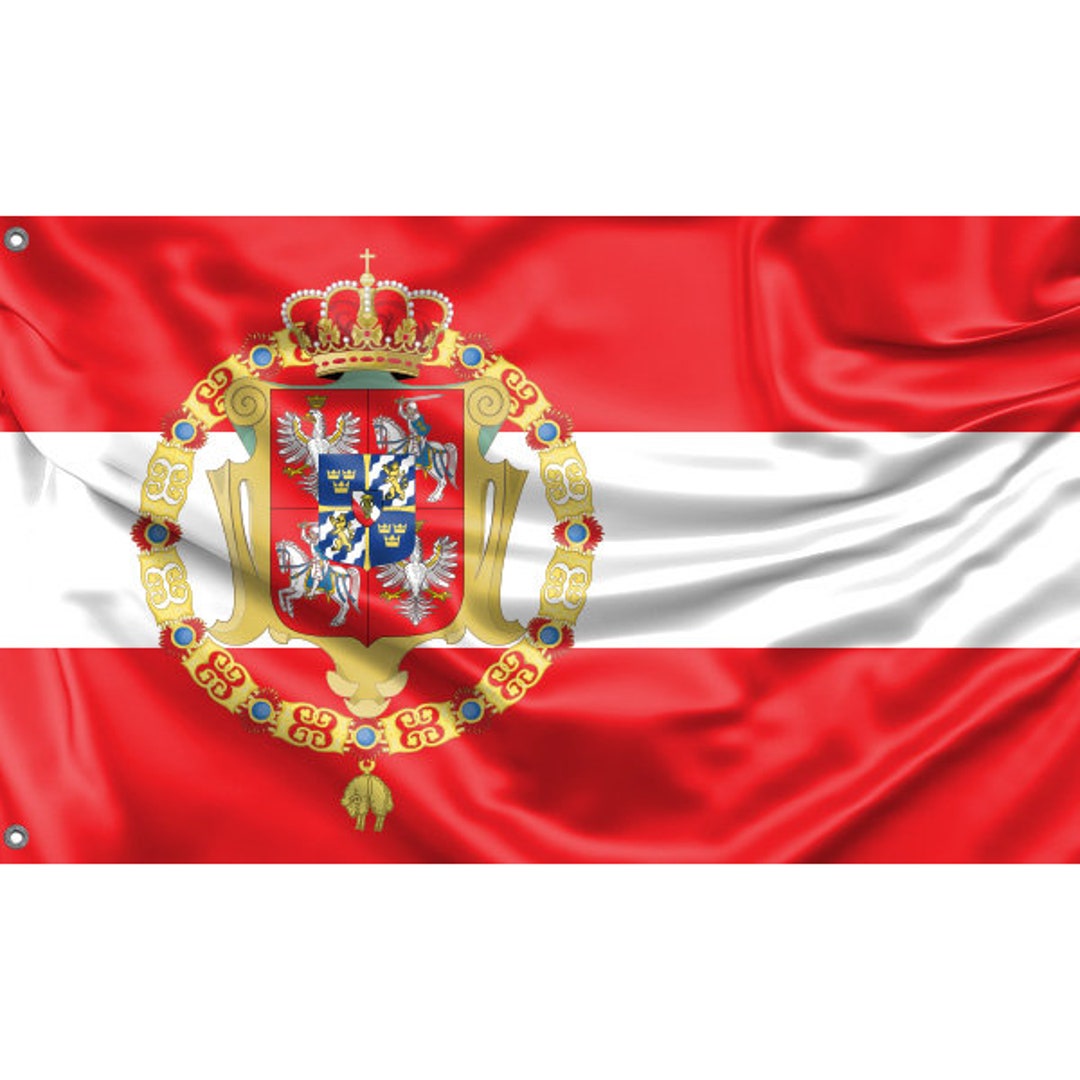 Original Polish-lithuanian Commonwealth Flag Unique Design Print High ...