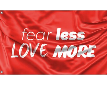 More Love Less Fear - Etsy