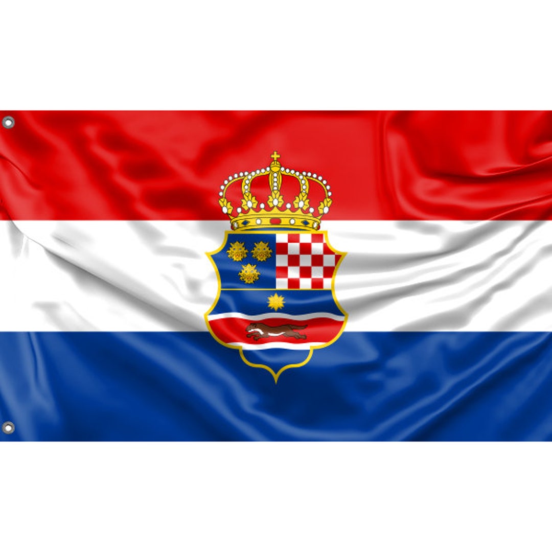 Flag of the Triune Kingdom of Croatia, Slavonia and Dalmatia Unique ...