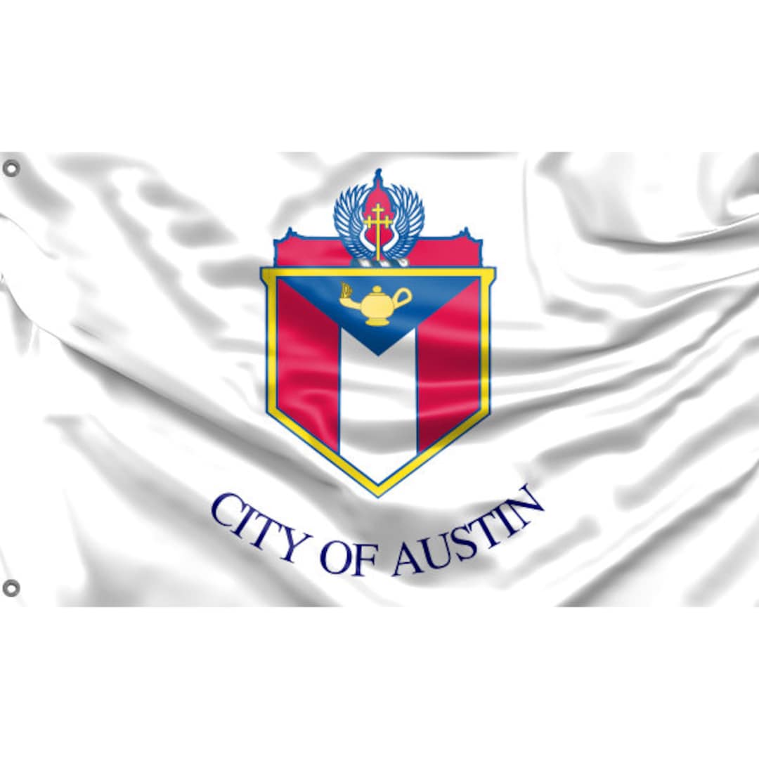 Austin City Flag Unique Print 3x5 Ft / 90x150 Cm Size EU - Etsy