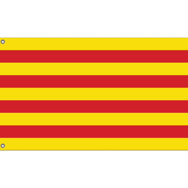 Crown of Aragon Flag Unique Design Print High Quality - Etsy