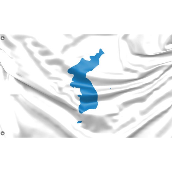 Korean Unification Flag Unique Design Print Hiqh Quality | Etsy
