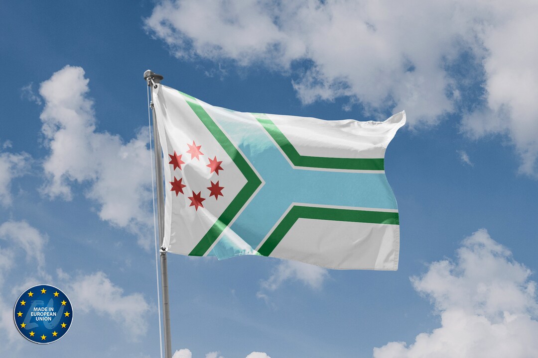 Cook County Flag, Illinois USA | Unique Design Print | Hiqh Quality ...