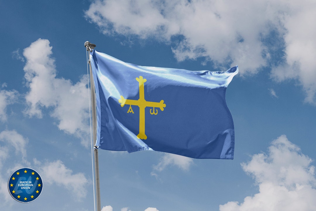 Flag of Asturias | Unique Design Print | Hiqh Quality Materials | 5 ...
