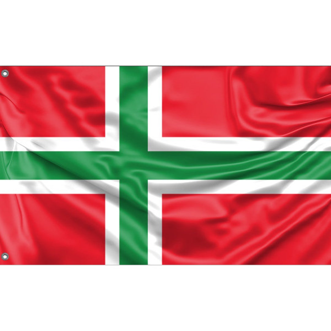 Flag of Bornholm Denmark Unique Design Print High Quality - Etsy