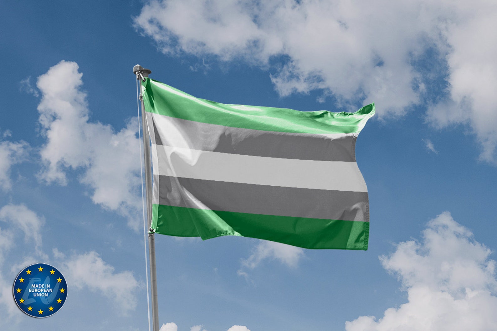 Greyromantic Pride Flag Unique Design Print High Quality - Etsy