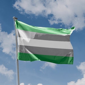 Greyromantic Pride Flag | Unique Design Print | High Quality Materials ...