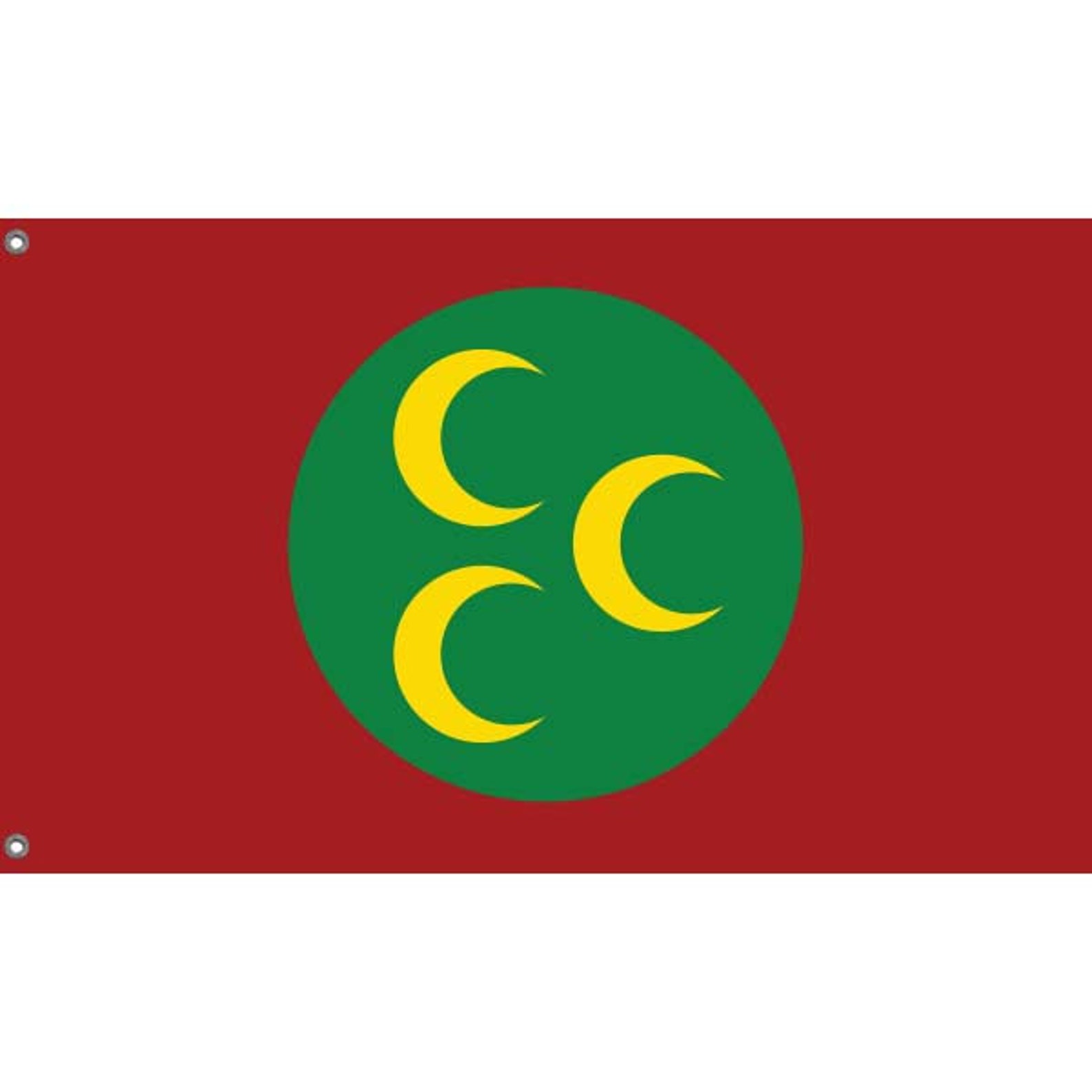 Historical Ottoman Empire Flag (1517-1793) | Unique Design Print | High ...