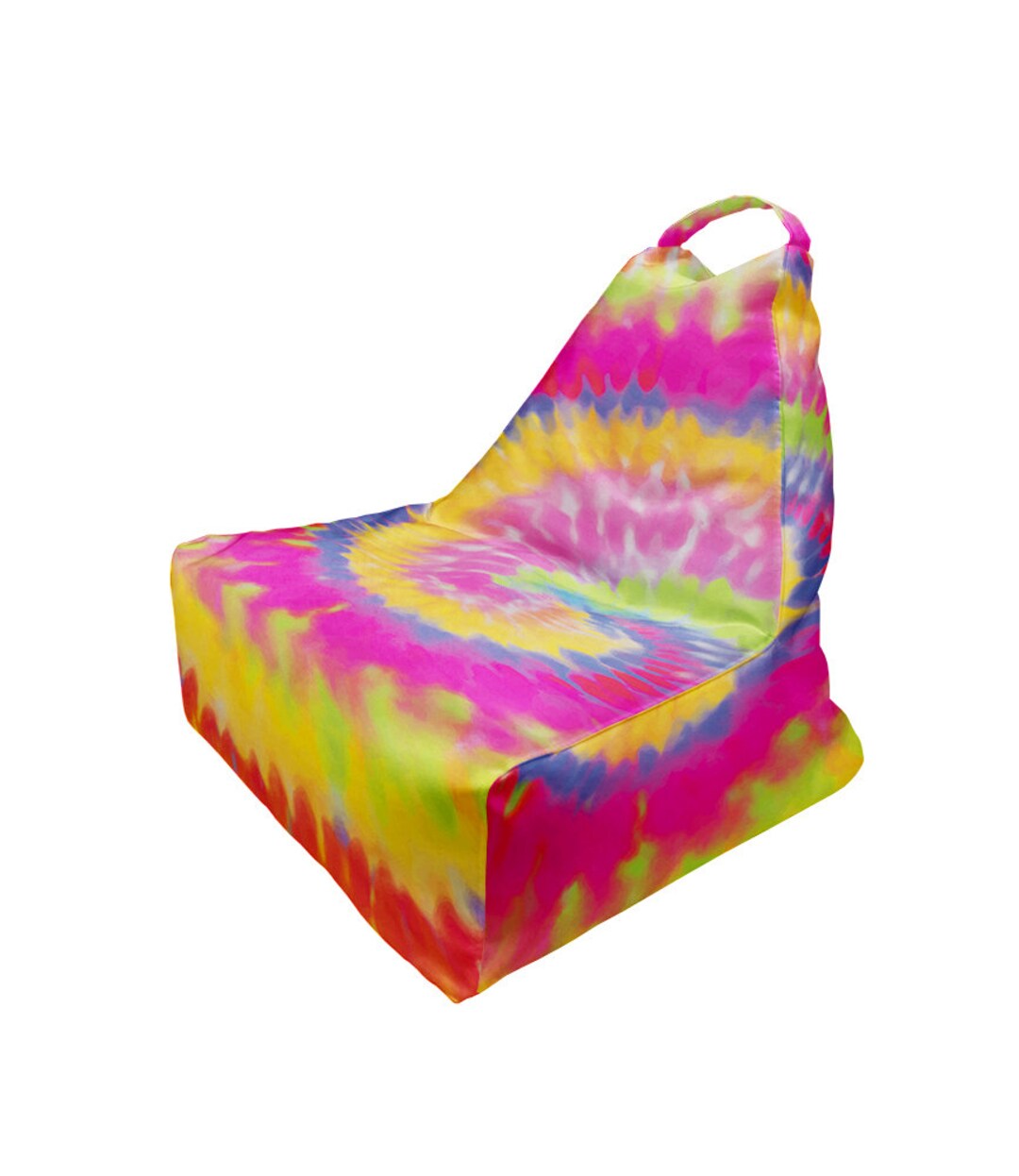 Bean Bag Rainbow Colored Swirl Print | Unique Design VI | Full Print ...