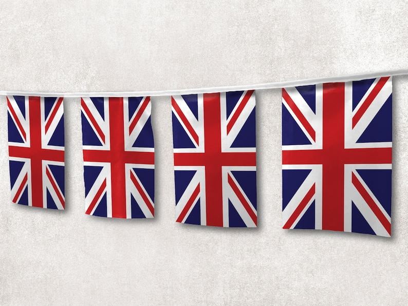United Kingdom Flag Garland Unique Design Home Decor High - Etsy