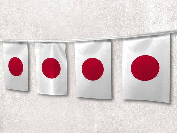 Japan Flag Garland Unique Design Home Decor High Quality - Etsy