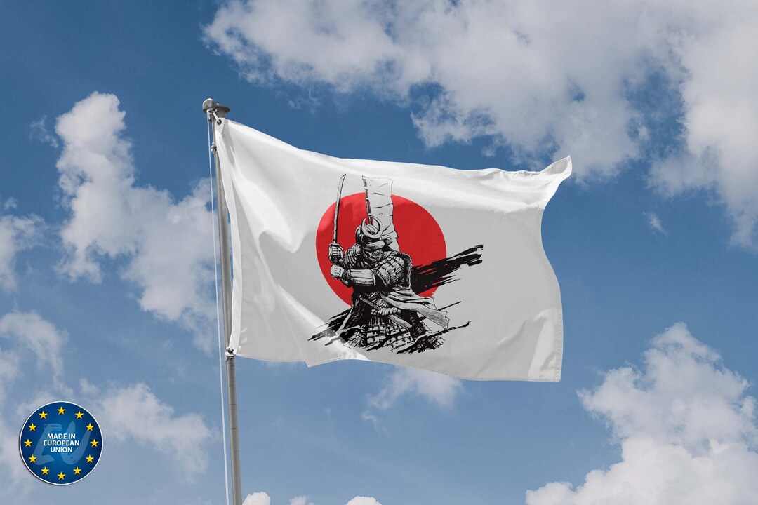 Beasty Samurai Fighter Flag | Unique Design Print | High Quality ...