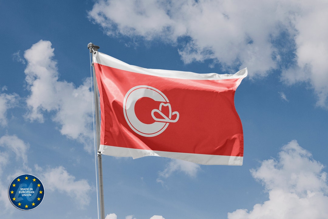Flag of Calgary, Canada, Unique Print, 3x5 Ft / 90x150 Cm Size, EU Made ...