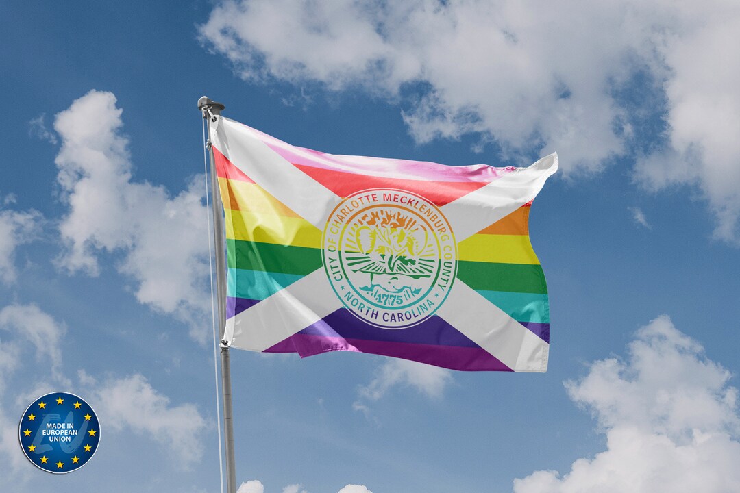 Charlotte Pride Flag | Unique Design Print | Hiqh Quality Materials ...