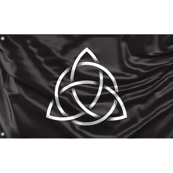 Celtic Trinity Knot Flag Unique Design Print High Quality - Etsy