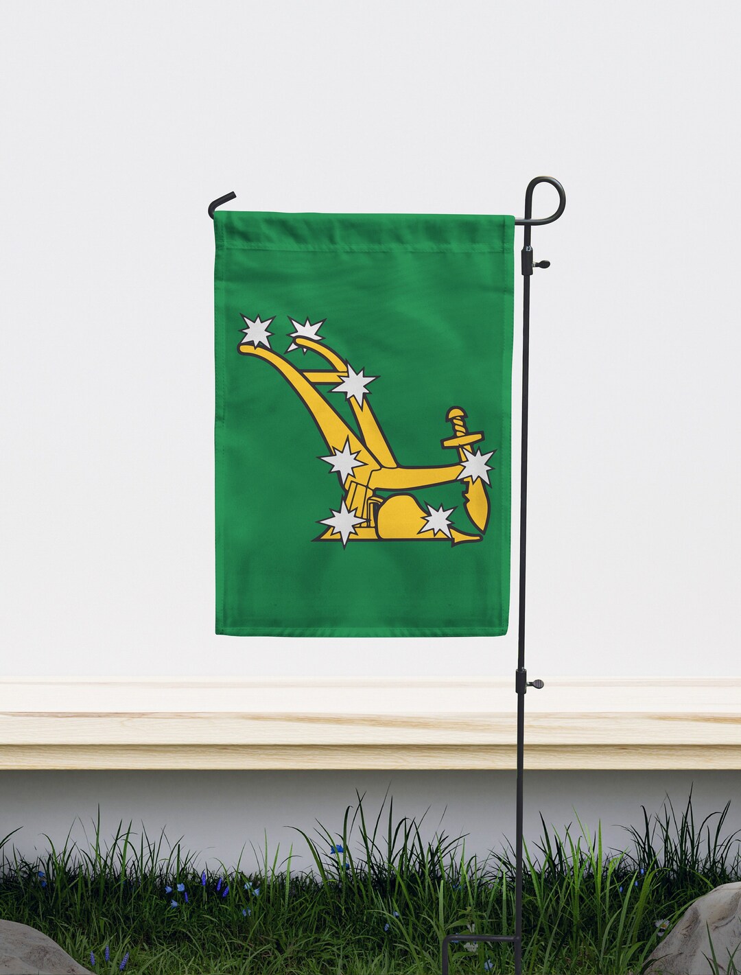 Starry Plough and Revolt Garden Flag | Size - 12" X 18" | Double Sided ...
