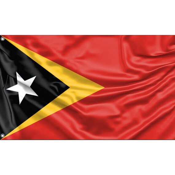 Flag of East Timor Unique Design Print High Quality - Etsy