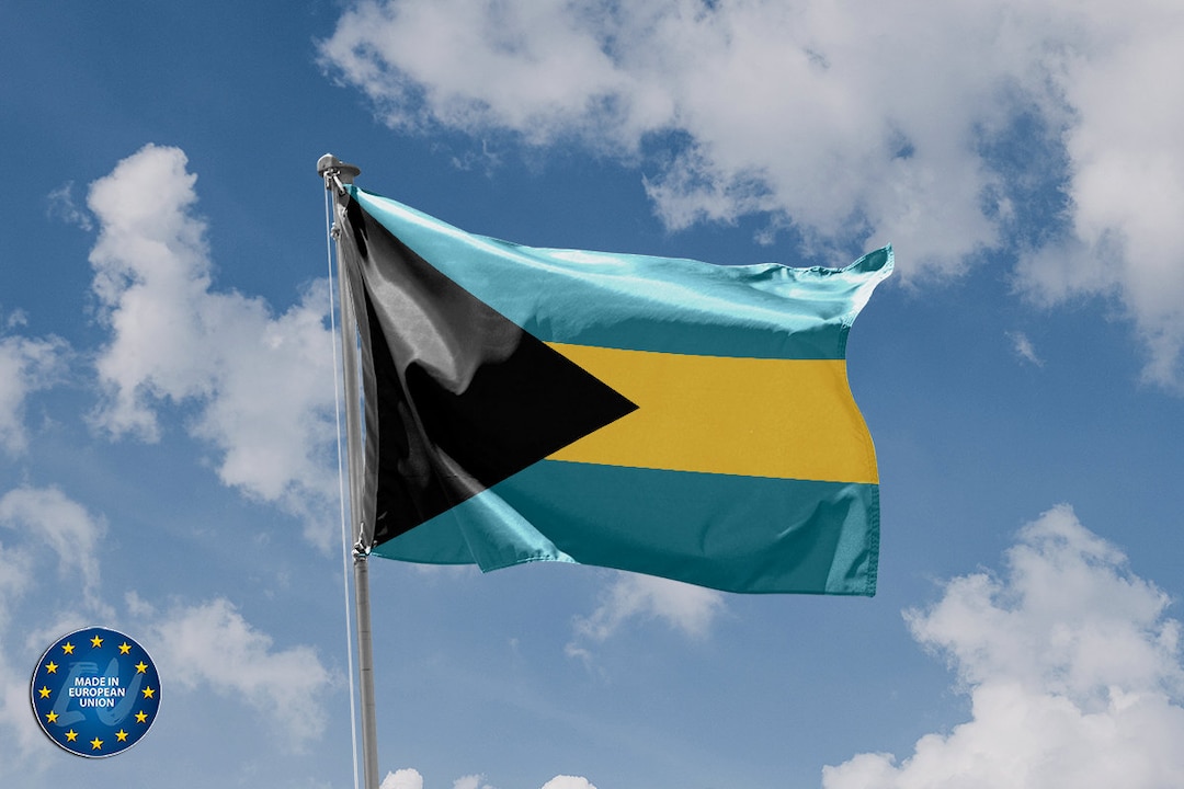 Flag of the Bahamas | Unique Design Print | High Quality Materials ...