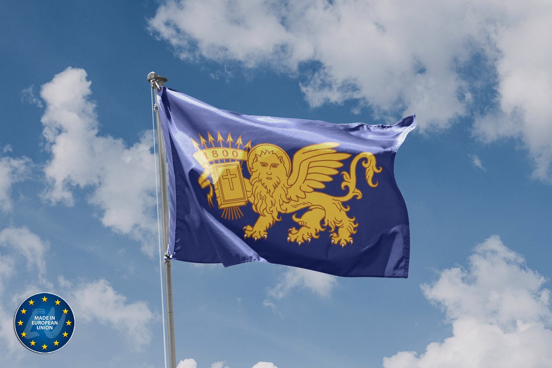 Septinsular Republic Flag | Unique Design Print | High Quality ...