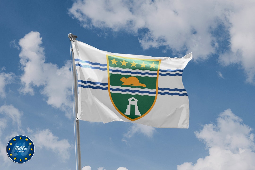 Flag of Surrey, Canada | Unique Design Print | High Quality Materials ...