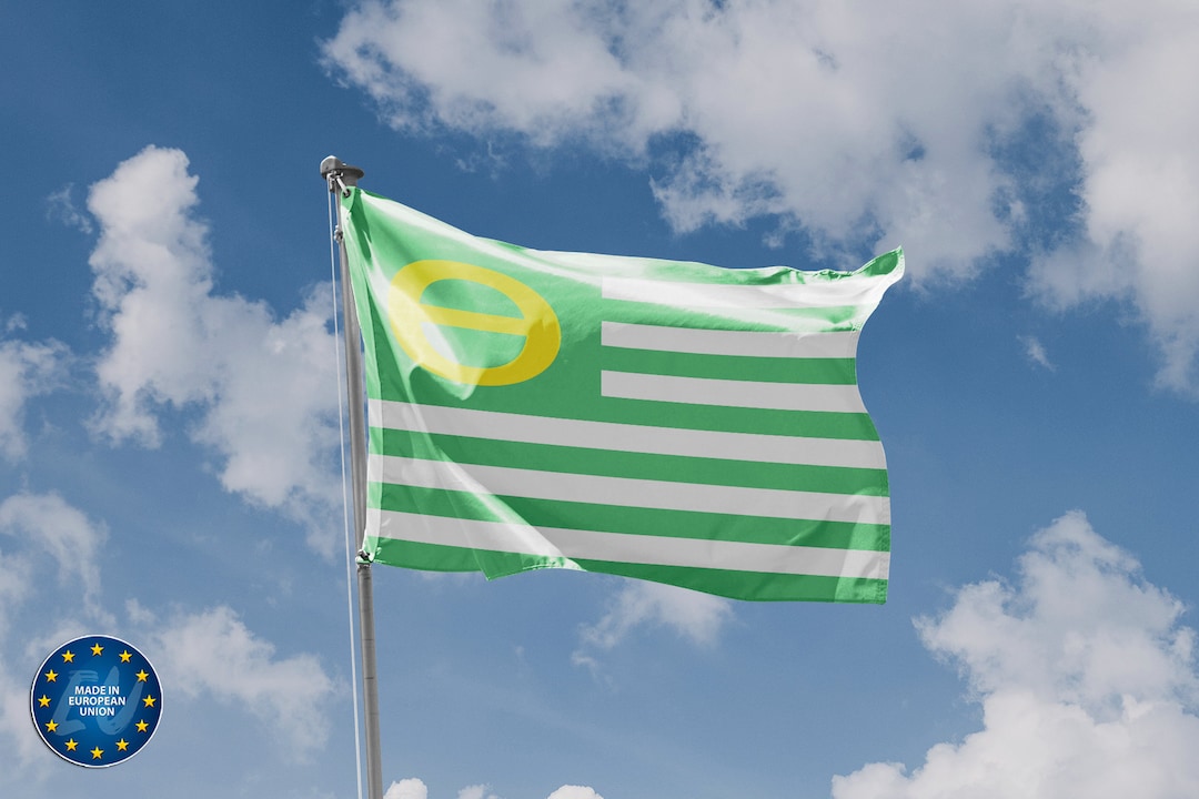Ecology Flag | Unique Design Print | Hiqh Quality Materials | Size ...