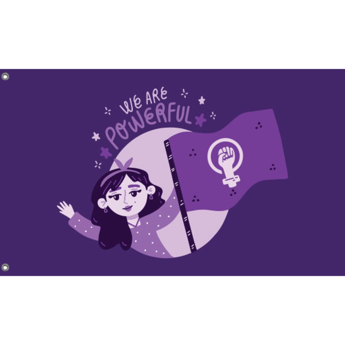 We Are Powerful Flag Unique Design Print Hiqh Quality | Etsy