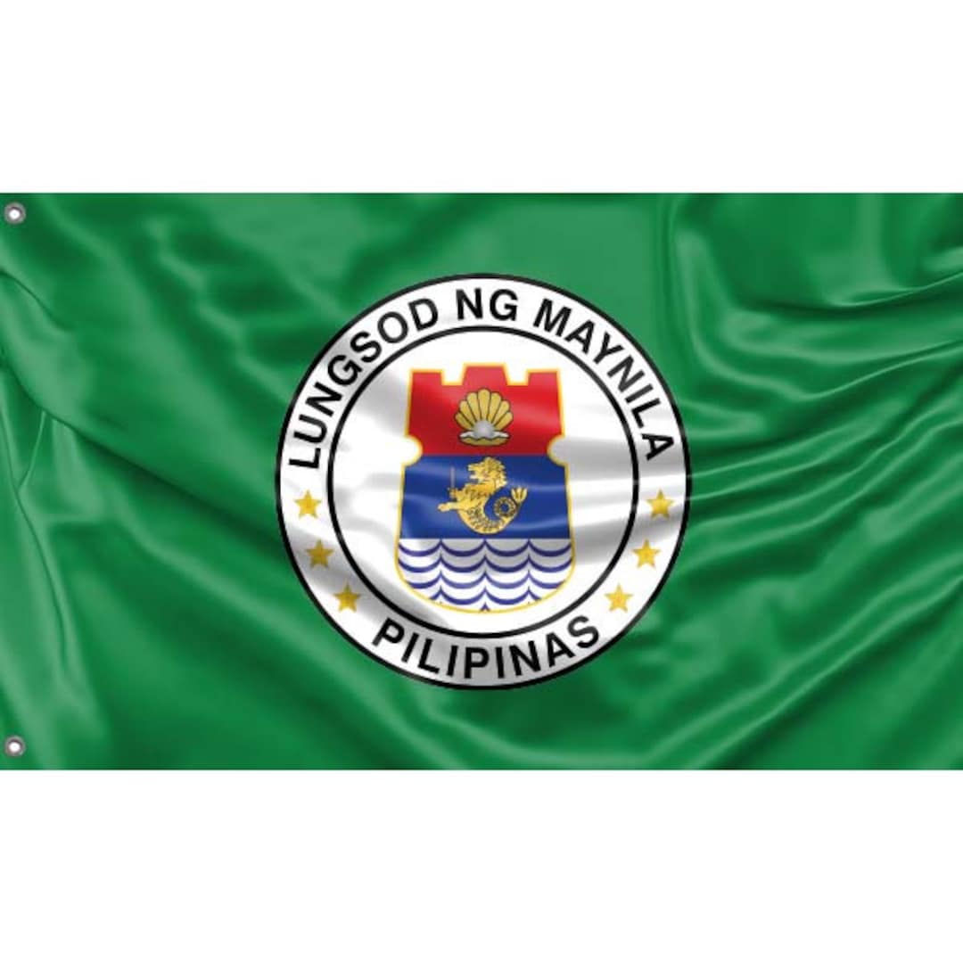 Manila City Flag Unique Design Print High Quality - Etsy