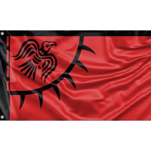 Red Raven Viking Flag | Unique Design Print | Hiqh Quality Materials ...