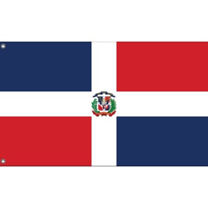 Flag of the Dominican Republic | Unique Design Print | High Quality ...