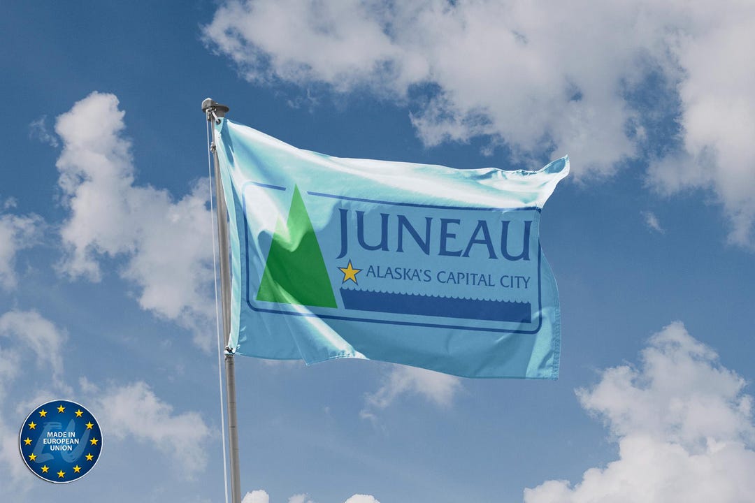 Flag of Juneau, Alaska | Unique Design Print | High Quality Materials ...