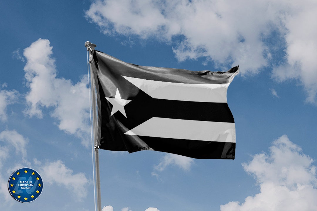 Flag of Black Puerto Rico | Unique Design Print | High Quality ...