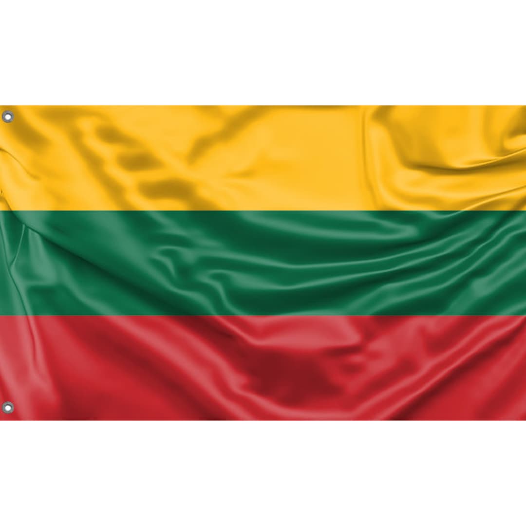Lithuania Flag Unique Design Print High Quality Materials Size 3x5 Ft ...