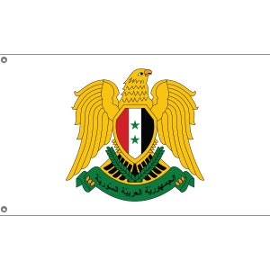 Syria National Emblem Flag | Unique Design Print | Hiqh Quality ...
