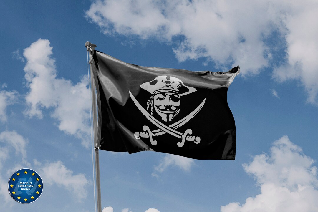 Pirate Flag II | Unique Design Print | High Quality Materials | 5 Sizes ...