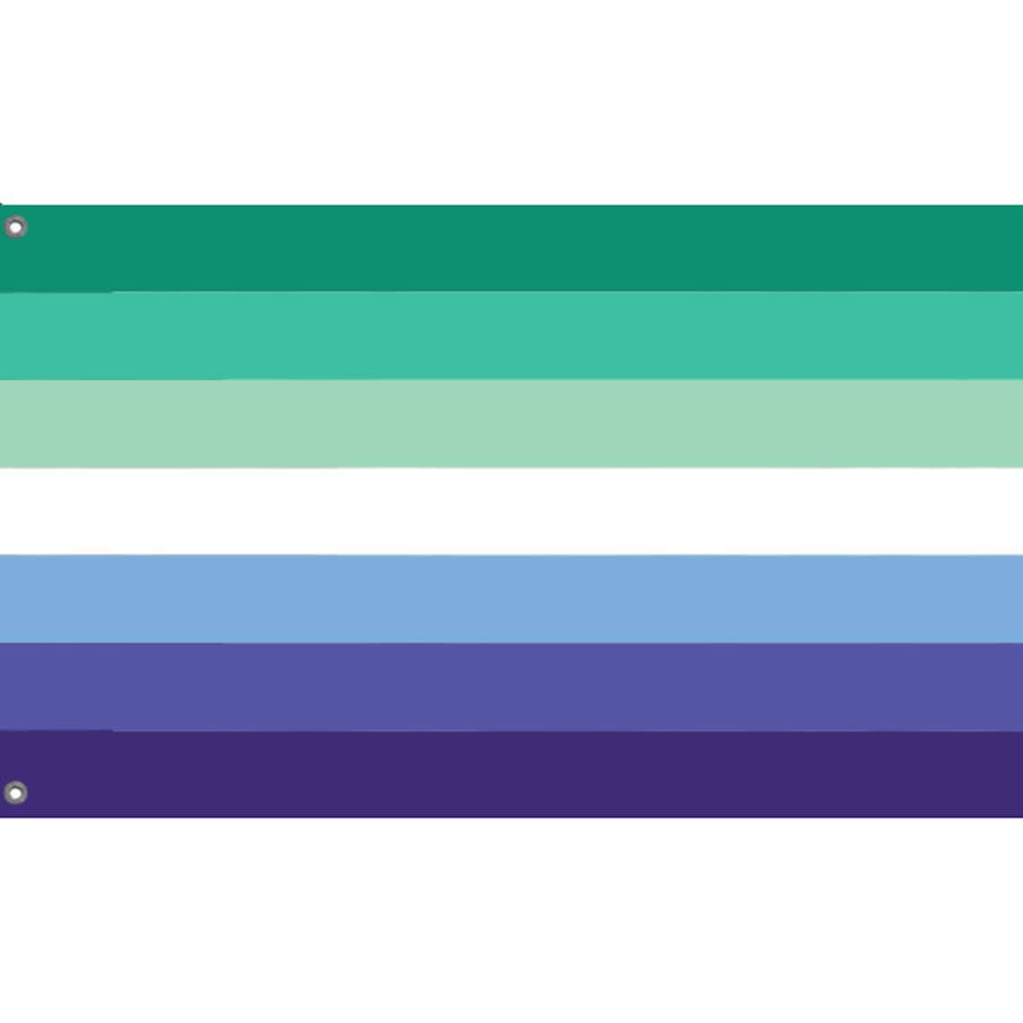 Gay Man Flag Unique Print 3x5 Ft / 90x150 cm size EU Made | Etsy