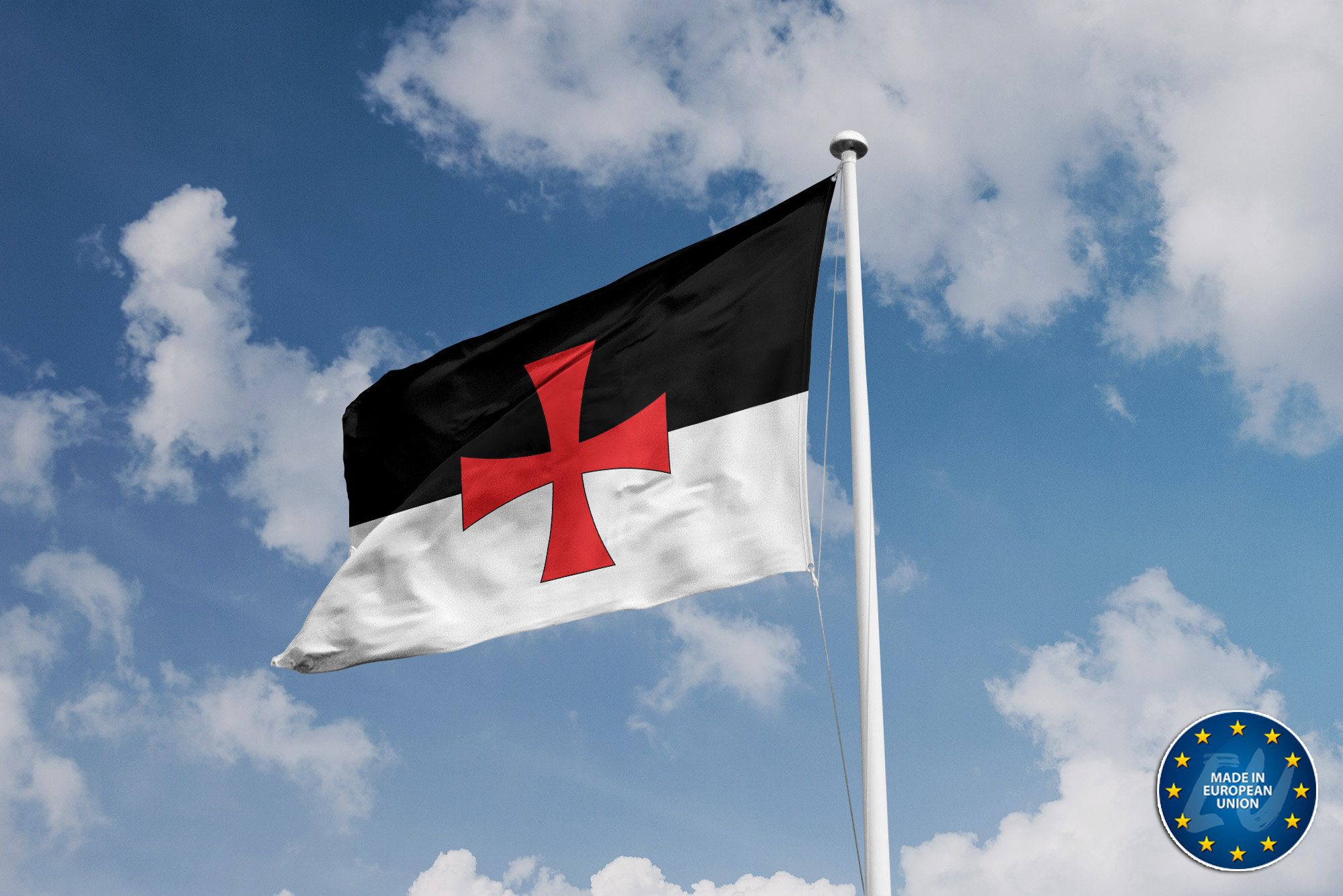 Knights Templar Flag Unique Design Print 3x5 Ft / 90x150 Cm | Etsy