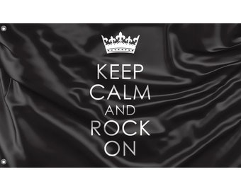 Keep Calm Rock On - Etsy