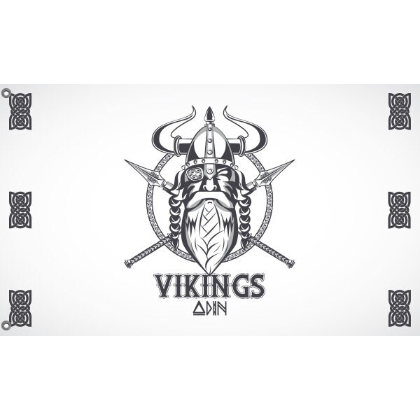 Odin Viking Flag Unique Design Print Hiqh Quality - Etsy