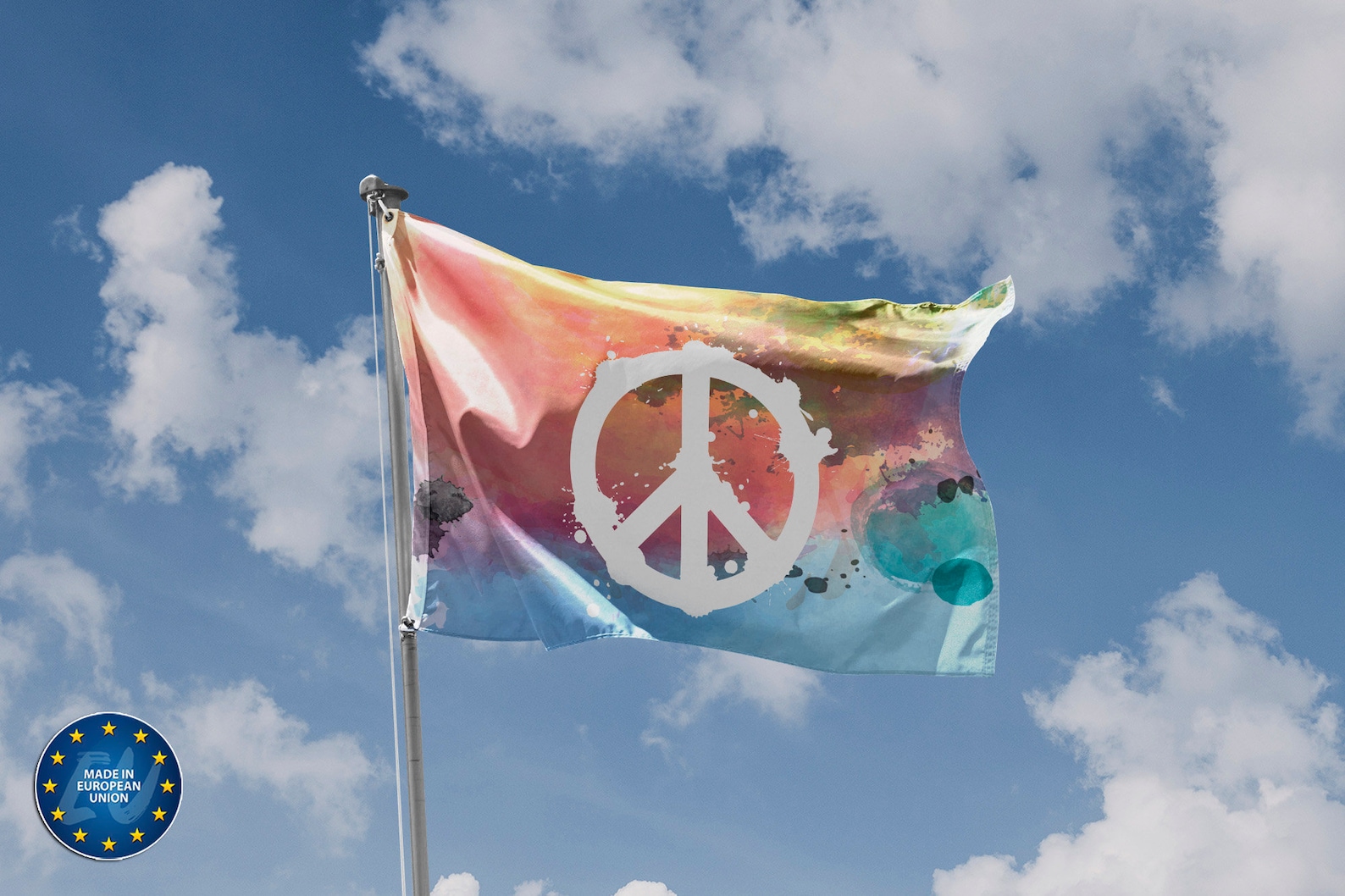 Peace Sign Flag Unique Design Print 4 Hiqh Quality - Etsy