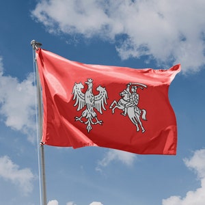 Flag of Central Lithuania 1920 | Unique Design Print | High Quality ...