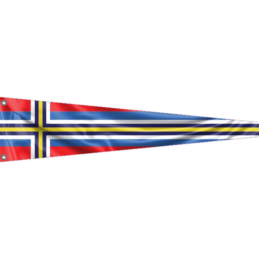 Scandinavia Pennant Flag | Unique Design Print | High Quality Materials ...