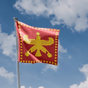 Square Flag of Achaemenid Empire | Unique Design Print | High Quality ...